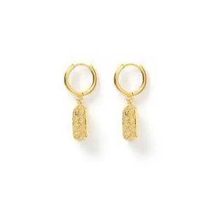 ARMS OF EVE Doza Huggie Earrings - Gold