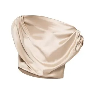 ANGELIKA JOZEFCZYK Neutrals Satin Blouse Livia - Beige
