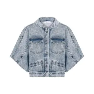 M SETTE PARIS Adelaïde Structured Denim Jacket - Blue