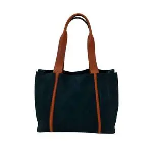 LAUREN REED CO Paloma Tote Bag Navy Nubuck - Blue