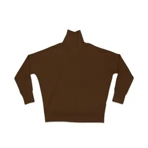 BRADFORD ROW The Don Dolman Turtleneck In Saddle - Brown