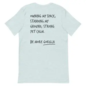 ANCHOR & CREW Ice Think Ocean Gorilla Aspirations Cotton Embroidered T-shirt - Blue