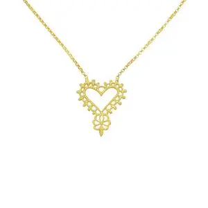 ZOË & MORGAN Heart Necklace - Gold