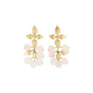 STEPHANIE BROWNE AUSTRALIA Siam In Rose Earrings - Gold