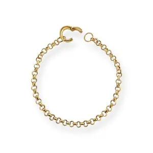 ALEXIE OF ATHENS Rolo Charm Chain Bracelet - Gold