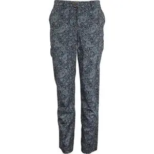 LORDS OF HARLECH Paisley Printed Chino Pants - Grey