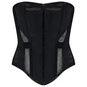 VOLLERS THE CORSET COMPANY LIMITED Vivienne Overbust Corset - Black