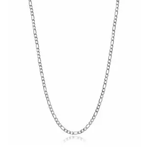 NIALAYA JEWELRY Figaro Chain In 3mm - Silver