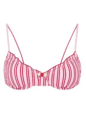 WILD LOVERS LONDON Dolly Daze Bikini Top - Pink