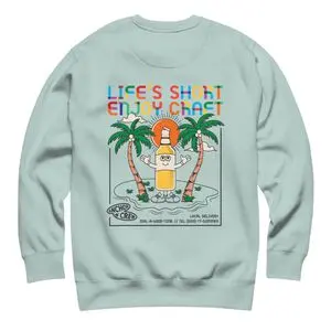ANCHOR & CREW Organic Cotton "enjoy Craft" Sweatshirt - Blue