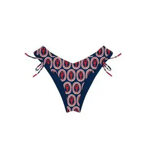 BLACKBOUGH SWIM Sophia Ruched Cheeky Bottoms / Lobsta - Blue