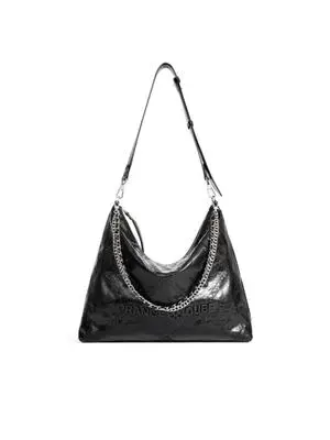 ORANGE CUBE Metropolitan Crossbody Bag - Black