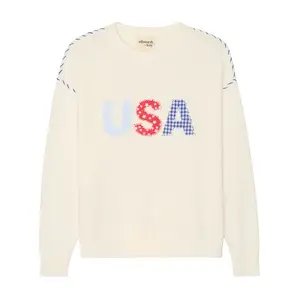 ELLSWORTH + IVEY Riley Crew Usa Patchwork