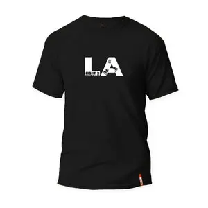 EIGHT X Black / White A Day In La Graphic T-shirt Black - Black/white