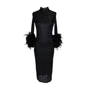 JENNAFER GRACE Julianne Dress In Of The Night - Black
