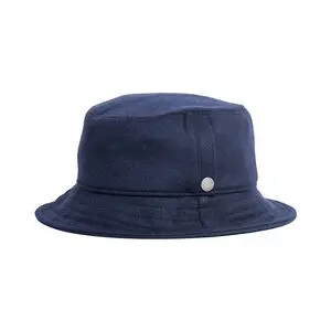 DORIA 1905 Cashmere And Wool Blend Bucket Hat - Blue