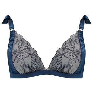 VOLLERS THE CORSET COMPANY LIMITED Aria Soft Cup Bra - Blue