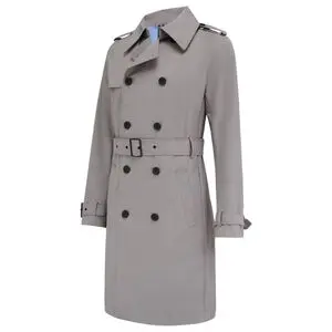 GUARDS LONDON Beacon Unlined Trench Coat Putty - Grey