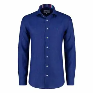 KOY CLOTHING Royal Linen Shirt Cutaway Collar
