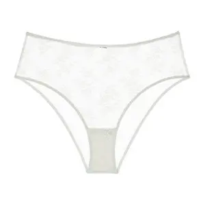 JOURNELLE Romy High Waist Brief Alabaster - White