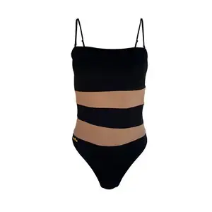 TOUCH BY ADRIANA CAROLINA Color Block One Piece - Black