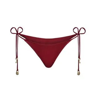 BIANCA RESORTWEAR Isla Swim Bottom In Cherry - Red
