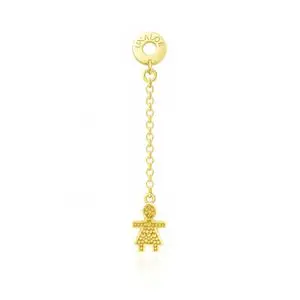 UNALOE Plated Pavé Effect Stud And Chain Drop Earrings Luxury Jewelry - Gold