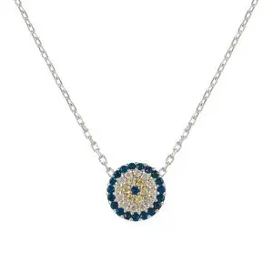 LATELITA Evil Eye Necklace - Silver