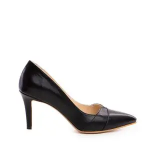 THE 5TH ELEMENT Yuki Pumps In Wrinkled Box Leather - Black