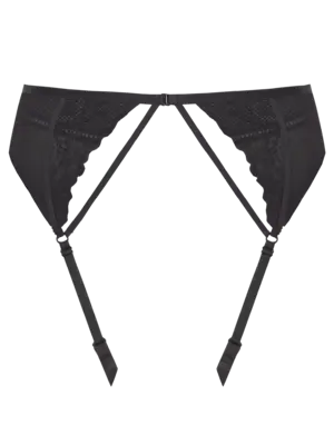BONBON LINGERIE Mara Suspender Belt - Black