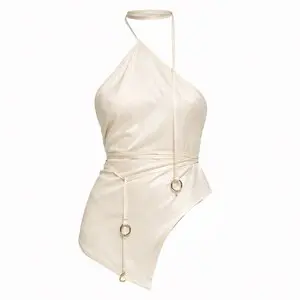 THE ETHOS STUDIO Thalassa Wrap-top Ivory - White