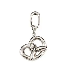 THEANIMALS Pretzel Charme Rhodium