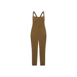 KNOWN SUPPLY Organic Cotton Adjustable Overalls Cadence Teak - Brown