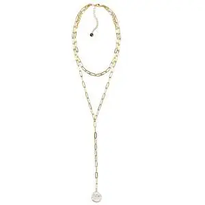 ADRIANA PAPPAS DESIGNS Luxe Layered Lariat - Yellow