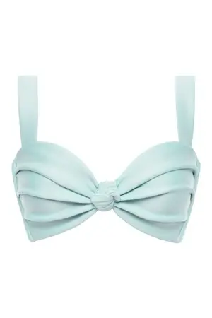 MONTCE Seafoam Silkie Hayden Bikini Top - Blue
