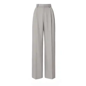 OTTHIE High-waisted Wide-leg Tailored Trousers – Light