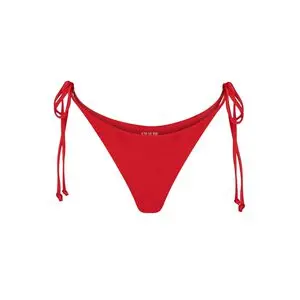 CHAUDE SWIMWEAR Toni Triangle String Bottoms Poppy - Red