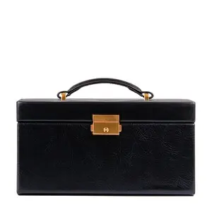 TIME RESISTANCE Leather Jewelry Box Beloved - Black