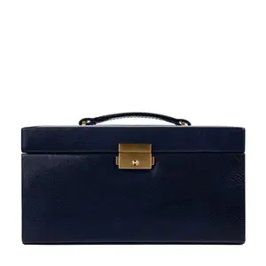 TIME RESISTANCE Leather Jewelry Box Beloved - Blue