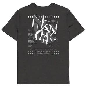 ANCHOR & CREW New York Coffee Scene" Organic Cotton T-shirt - Black