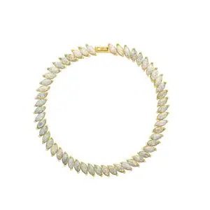 LA KAISER Opal Fiare Tennis Bracelet - Gold