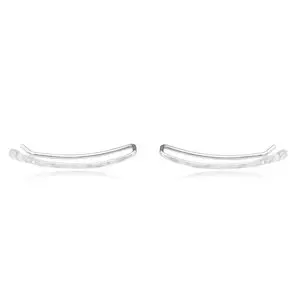 KIRI & BELLE Grace Climber Sterling Earrings - Silver