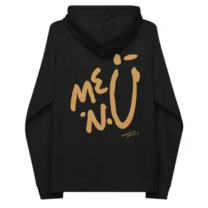 ANCHOR & CREW Organic Cotton "me. N.u" Hoodie - Black