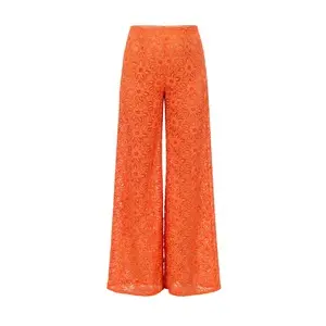 AGGI BY HALEWSKI Jenny Sun Lace Trousers - Orange