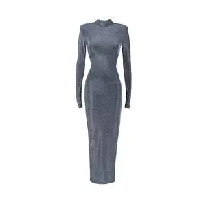 VESTIAIRE D'UN OISEAU LIBRE Bodycon Lurex Dress