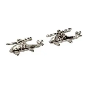 SIMON KEMP JEWELLERS Helicopter Cufflinks In Solid Sterling - Silver