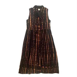 Pink Haley Tina Midi Dress In Multi - Black