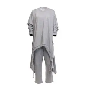 CLOTHES BY LOCKER ROOM Asymmetric Activewear Set - Grey