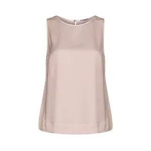 OH!ZUZA NIGHT&DAY Neutrals Echo Viscose Top Wide Straps Light - Beige