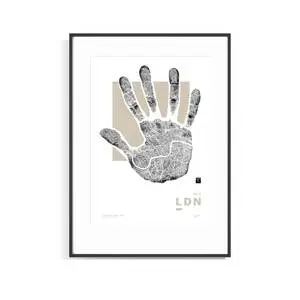 Curiosity Snug Neutrals Hi-five Series Ldn London Limited Edition Print - Beige